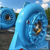 China Water Turbine Generator Vertical Installation 200kw-20mw Power Output Brushless Excitation Mode for sale