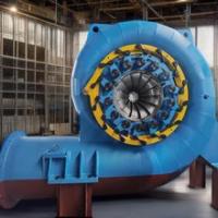 China 200kw-20mw Water Turbine Generator with Air / Water Cooling Customized Corlor for sale