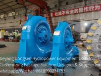 China Automatic / Manual Water Turbine Generator With 450-1000RPM Rated Voltage for sale