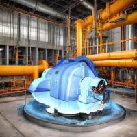 China Customized Durability Hydro Turbine Generator Steel / Stainless Steel 450-1000rpm for sale