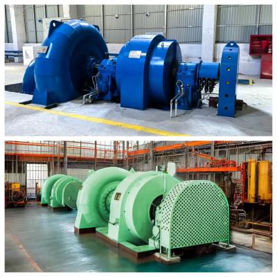 China Customized Francis Turbine Generator With Electrical Equipment Microgovernor For Hydropower Plant for sale