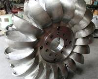 China Pelton Wheel Runner In Hydro Power Plant , Water Turbine Runner High Efficiency for sale