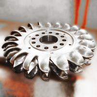 China 6 Nozzle 1300m Pelton Wheel Hydro Turbine Runner for sale