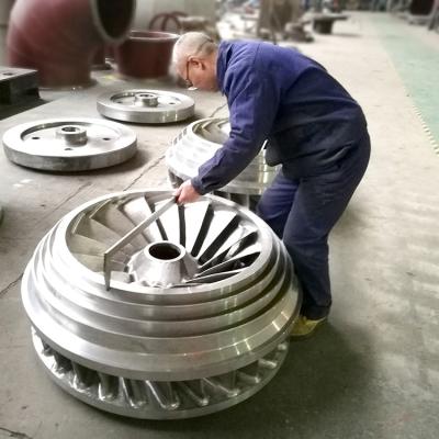 China Hydro Turbine Runner 10 MPa Inlet Pressure Adjustable Blade Angle 1000rpm Speed for sale