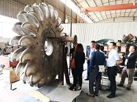 China Hydro Power Generator Wheel Stainless Steel Turbine Wheel Micro Pelton Turbine Runner for sale
