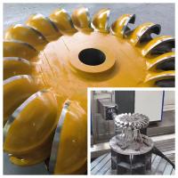 China Precision Hydro Turbine Runner With Changable Blade Anti-corrosion with stainless steel or carbon steel for sale