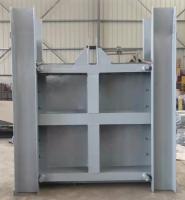 China Large Hydraulic Flat Steel Flap Gate Steel Pulley Gate Slide Weir Gates for sale