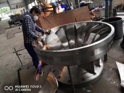 China 50Hz/60Hz Frequency Hydro Turbine Runner with Customized Blade Length for sale
