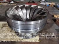 China Power Generation Hydro Turbine Runner Made Of Hardened Metals With Customized Design for sale