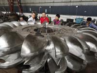China Customized Inlet Diameter 1-5 Meters Hydro Turbine Runner with and Rated Rotor Speed 100rpm 200rpm 300rpm 500rpm 1000rpm for sale