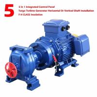 China Turgo Turbine Generator with 5 In 1 Integrated Control Panel for Horizontal or Vertical Shaft Installation and F F H CLASS Insulation for sale