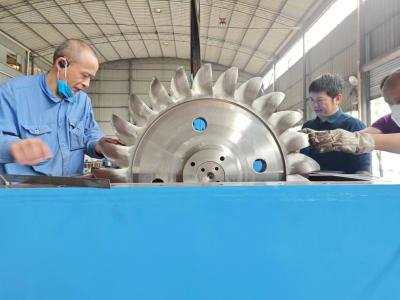 China ISO 9001 Certified Hydro Turbine Runner with 3 to 10 Blade Configurations for 92% Efficiency in Hydropower Generation for sale