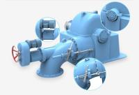China Turgo Turbine Generator with Stainless Steel Runner 50-400m Rated Head and Butterfly Valve for Off Grid or On Grid Power Solutions for sale