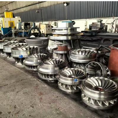 China Stainless Steel 13-Blade Francis Runner for Medium/High Head Hydropower Applications for sale