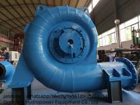 China Francis Runner Water Turbine Generator Designed for Design Head 168 to 357 M Robust Francis Turbine Generator Technology for sale