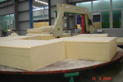 China Automatic Circular Muilt Sponges Foam Cutting Equipment , Polyurethane Foam Cutter for sale