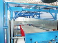 China Heating System Electric Heating High Pressure PU Foaming Machine for Long Sheet Foam 50m Conveyer for sale