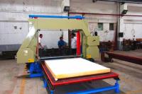 China Hydraulic Polyurethane Foam Cutting Machine 1650mm/2150mm Width with 2.5-200mm Thickness Range and 8.12Kw Power for sale