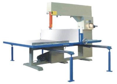 China Precision Vertical Foam Cutting Machine with PLC Control, 0-10m/min Speed, W200-W1320 Range for EVA/EPE Materials for sale