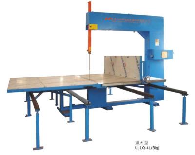 China Vertical Manual Polyurethane Memory Foam Cutting Machine 1200-1720mm Worktable 1.5-1.74kW Power for sale