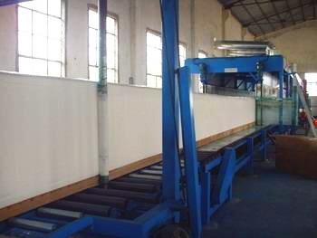 China Automatic Horizontal Low Pressure Polyurethane Foam Machine 18m Oven 100-300kg/min Output with U.S. Viking Pump for sale