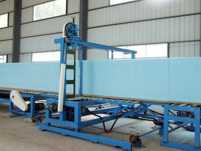 China Polyurethane CNC Foam Block Cutting Machine 2400mm Height 380V 3 Phase with Knife Belt and Saw Tooth Options for sale