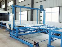 China High Precision Polyurethane Horizontal Foam Cutting Machine 2400mm Width 380V for 13-60kg/m³ Foam Blocks for sale