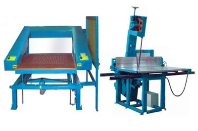 China Manual Polyurethane Foam Angel Contour Cutting Machine ZHYX-2LB with 300×1500mm Worktable and 45-90° Angle Range for sale