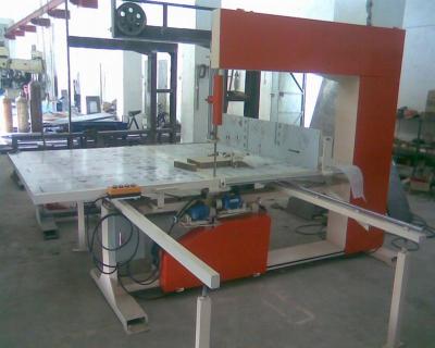 China Manual Semi-Automatic EPE Vertical Foam Cutting Machine 1200mm Height 2.84kw Power for Pillow Production for sale