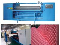 China Horizontal Round Sponge Embossing Machine with 1500-2150mm Width and 2-150mm Cutting Thickness for Cushions for sale