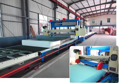 China 1650mm Blade Length 7.5KW Horizontal Foam Cutting Machine With Mitsubishi Servo Motors PLC Control for sale