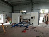 China Delta Inverter CNC Foam Cutting Machine with Oscillating Blade 1200x2400mm Capacity 8KW Power for sale