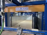 China 6kg/m3 Ultra-Low Density Continuous PU Foam Making Machine with 20HP Chiller System for sale