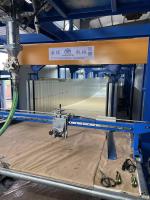 China Automatic Glass Flow Meter Horizontal Foam Making Machine Up To 1300mm Height for sale