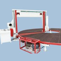 China Horizontal Circular Sponge Cutting Machine with 6000-10000mm Worktable & 2-150mm Thickness Range for sale