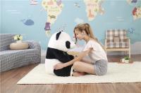 China Soft PP Cotton Personalised Plush Toys / Cartoon Panda Plush Toy With Bamboo Leaves for sale