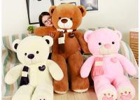 China New Scarf Bear Plush Toy Cartoon Love Bear Doll For Girl Birthday Gift for sale
