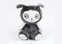 China Adornment Simulation Rabbit Plush Toy / Custom Stuffed Toys Gray Color for sale