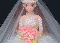 China Fashion Wedding Doll Toy Modern Design 45cm Size For Children EN71 Approved for sale