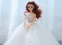 China Beautiful Princess Wedding Doll , Fashion Wedding Bride Doll For Girls Gifts for sale