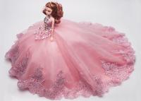 China Personalized Simulation Princess Dress Doll , Dress Up Wedding Dolls 45cm Size for sale