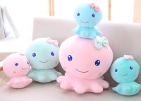 China Down Cotton Octopus Soft Toy , Stuffed Octopus Toy For Children Birthday Gift for sale
