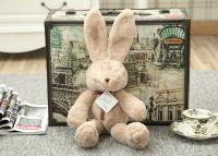 China Fashion Custom Stuffed Bunny Rabbit Toys / Kids Plush Pillows 17-37 cm Size for sale