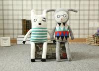 China Colorful Custom Plush Toys knit weave doll with 100% PP Cotton Fill in for sale