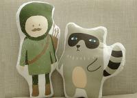 China Animal Pattern Soft Toy Doll Korean Styles Cute Design For Playing / Decoration for sale