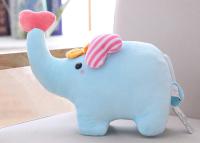 China Cute Animal Plush Toys Little Elephant Doll 25 CM Size With Soft PP Cotton Stuffed for sale