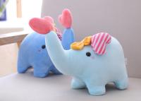China Cute Animal Plush Toys Little Elephant Doll 25 CM Size With Soft PP Cotton Stuffed for sale