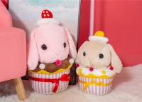 China Stuffed Animal Plush Toys / Rabbit Soft Toy 40 48cm Size For Decoration for sale