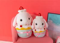 China Stuffed Animal Plush Toys / Rabbit Soft Toy 40 48cm Size For Decoration for sale