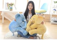 China Eco Friendly Fabric Stuffed Elephant Toy , Cuddly Elephant Soft Toy Up To 90cm for sale